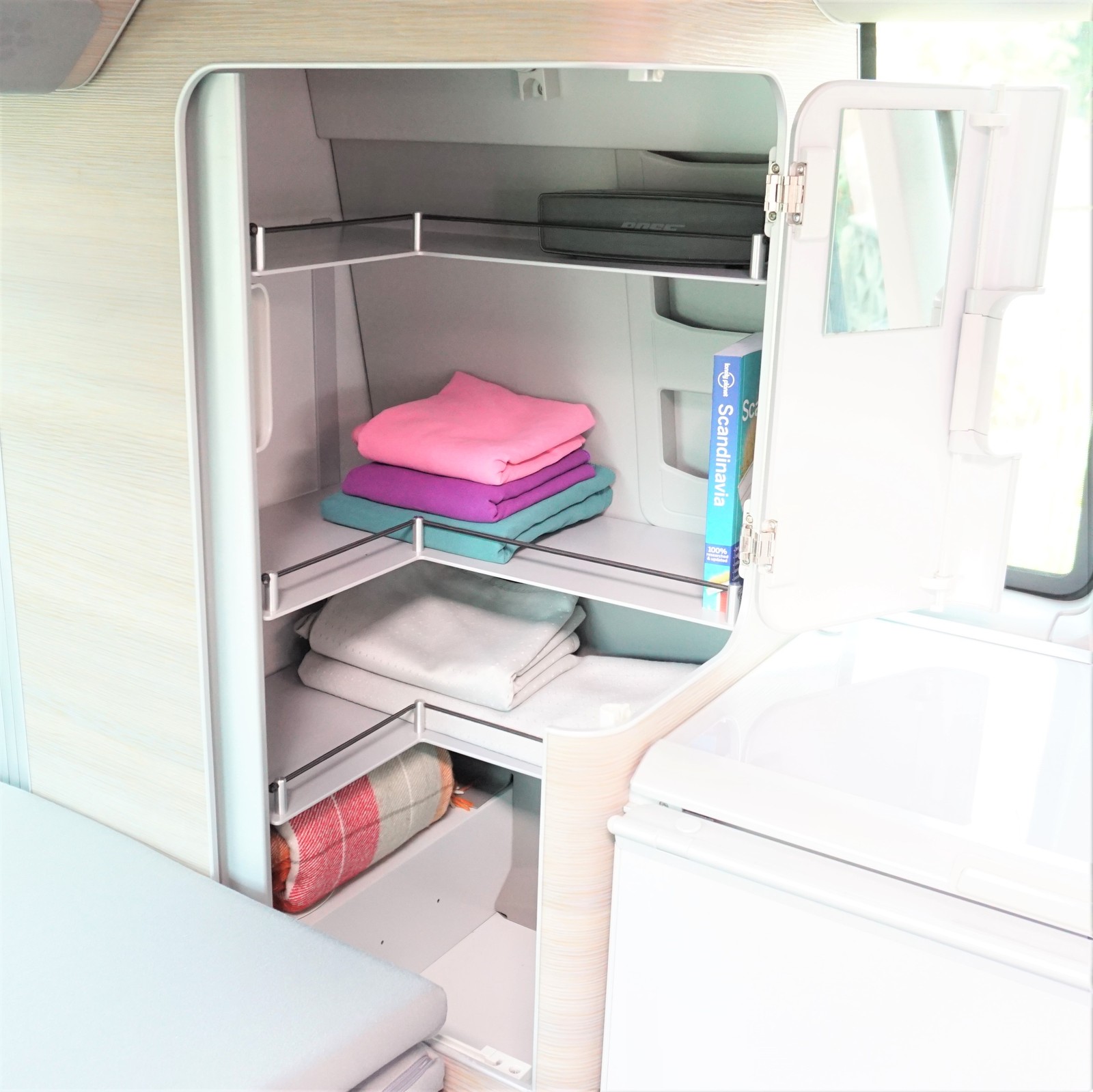 Yes Campervan Large Wardrobe Shelves for the T5/T6/T6.1 VW California ...