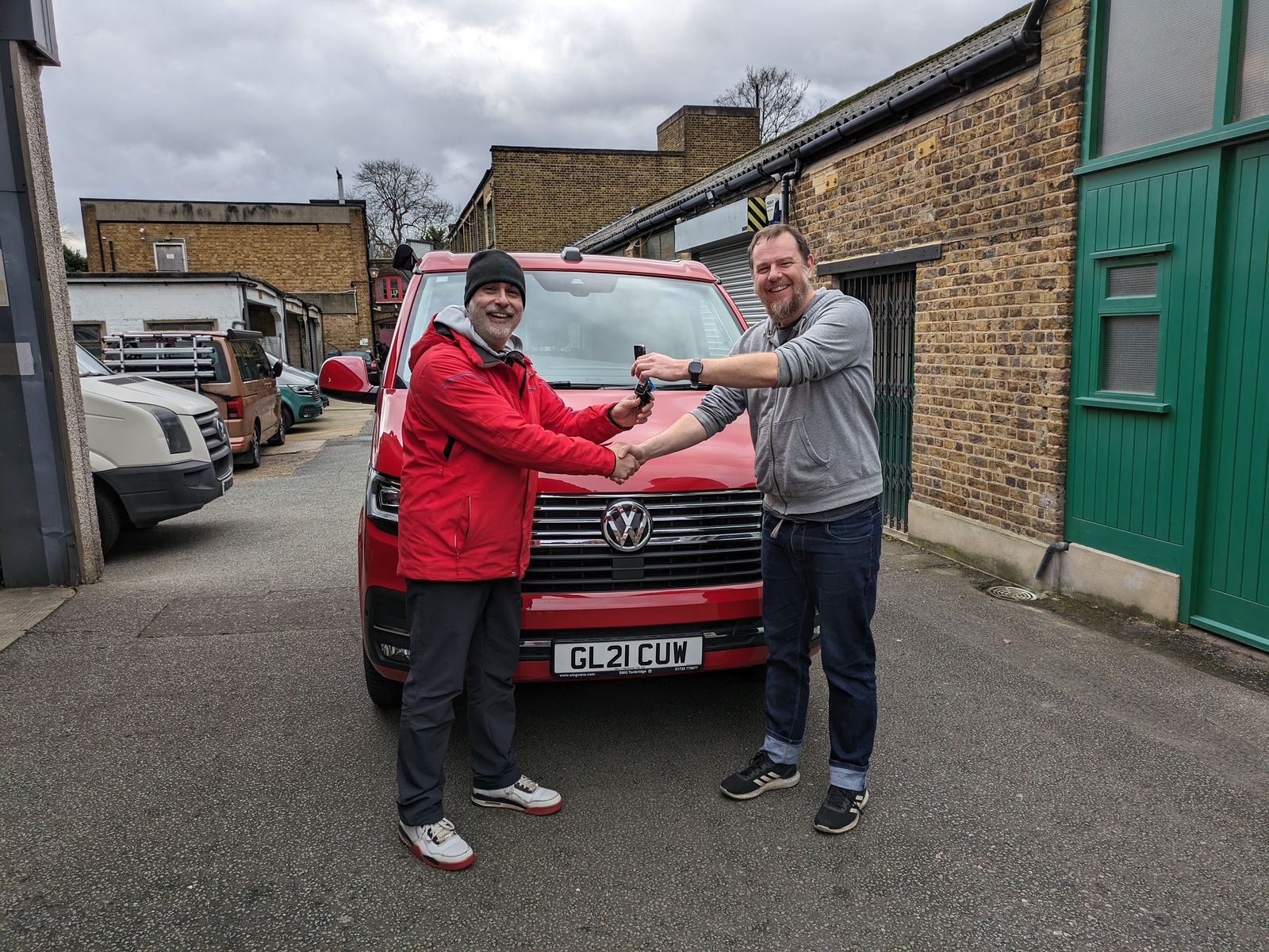 SOLD VW California Ocean Camper Van T6.1 2021 Cherry Red 2.0lt BiTDi ...