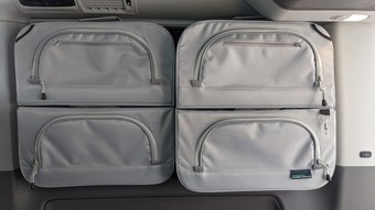 CALIFORNIA-CAMPING T5/T6/T6.1 Ocean and Beach Rear Window Bag with 2 ...
