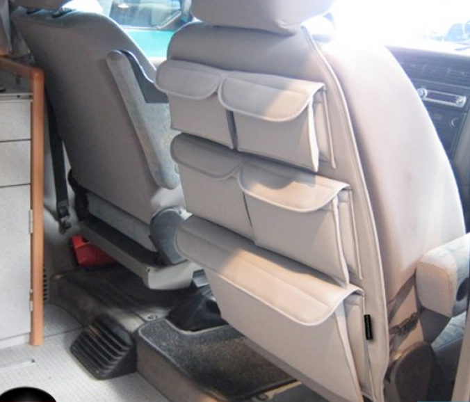 CALIFORNIA-CAMPING "Kangaroo' Cabin Seat Backrest Pockets for VW T4 ...
